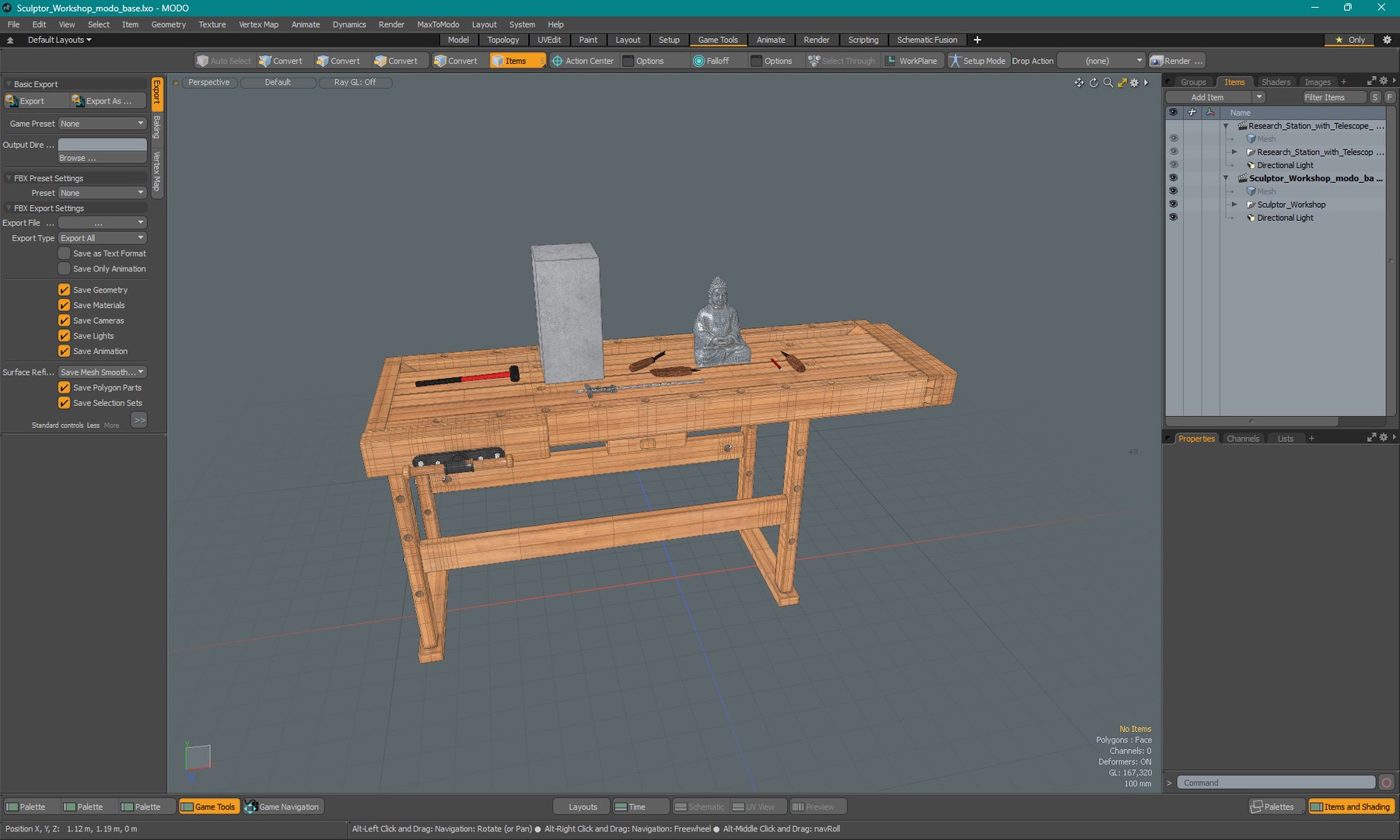 Sculptor Workshop 3D Model - TurboSquid 2387146