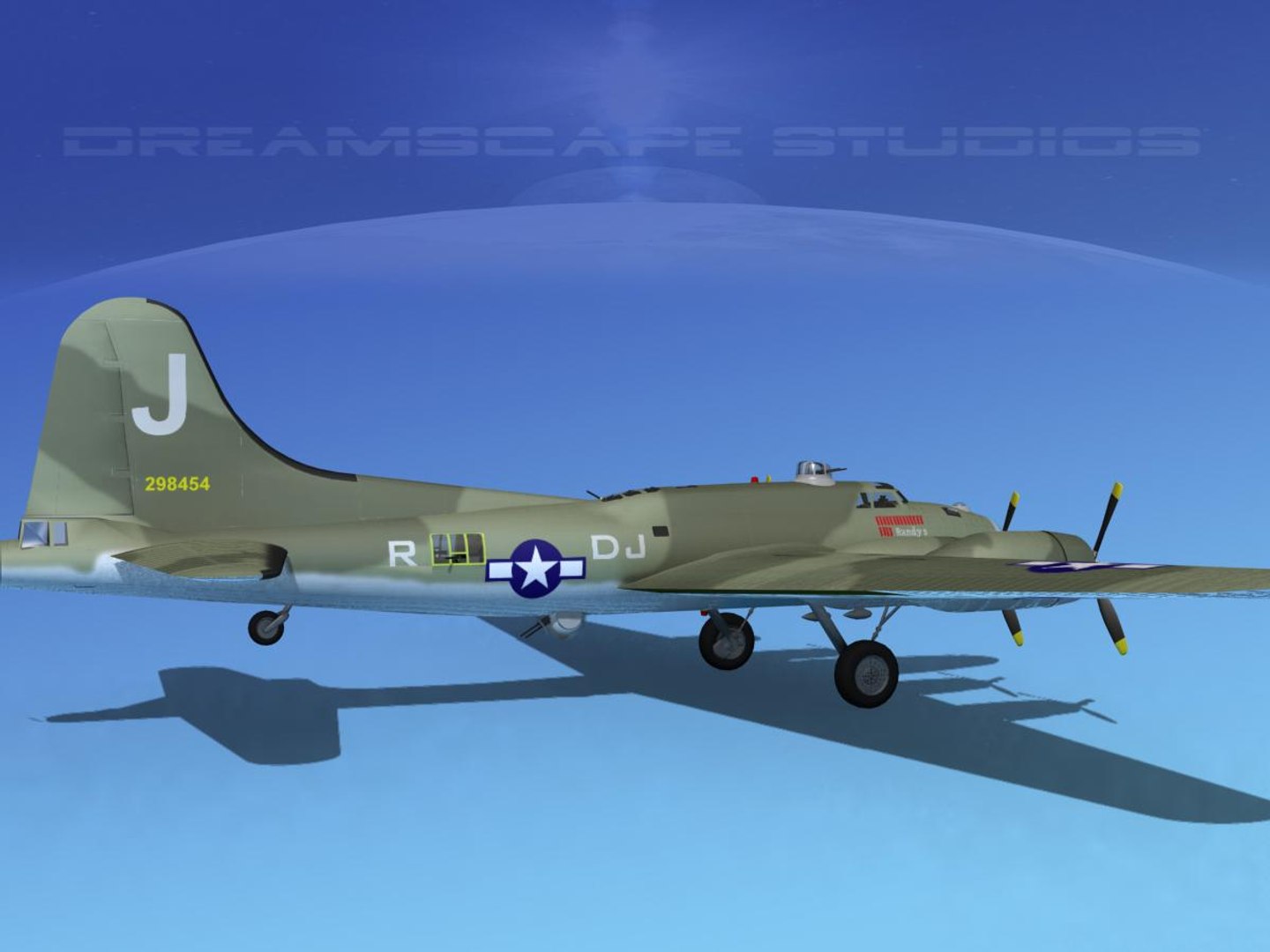 3ds B-17 Boeing Flying Fortress