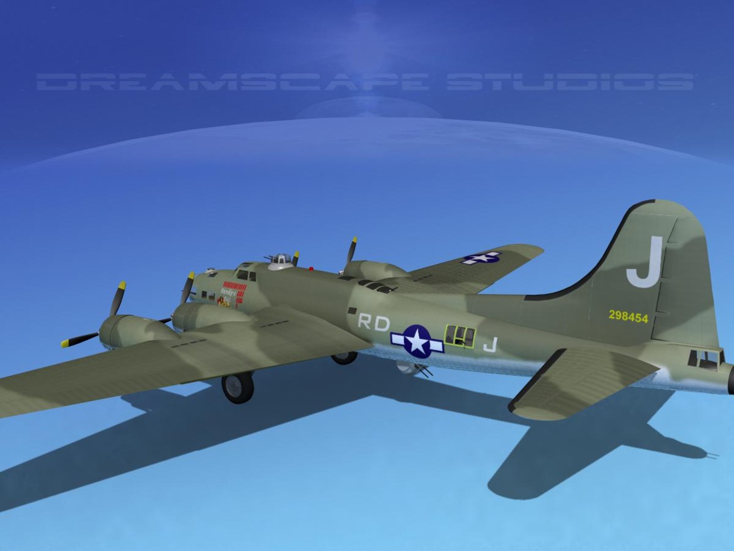 3ds B-17 Boeing Flying Fortress