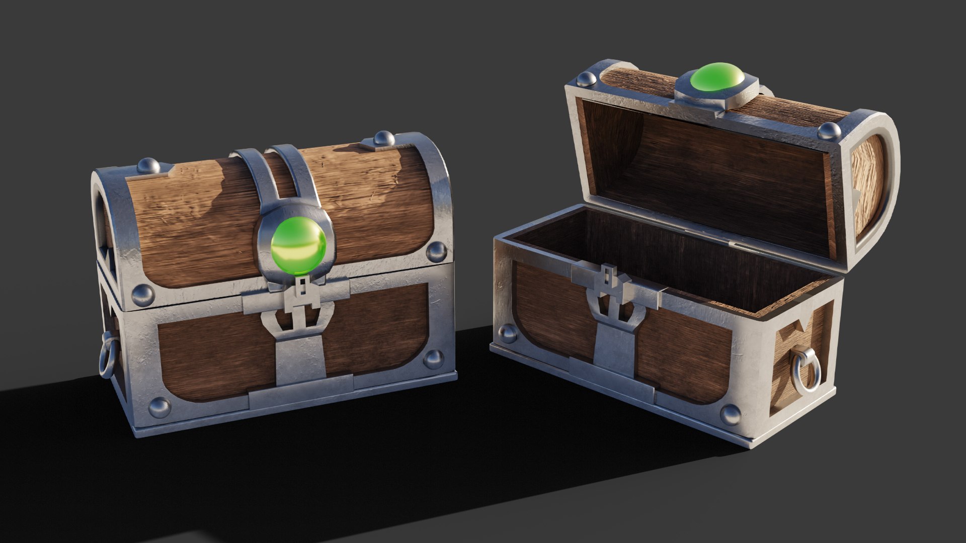 Treasure Chest Game Asset Low Poly 3D Model - TurboSquid 2114610