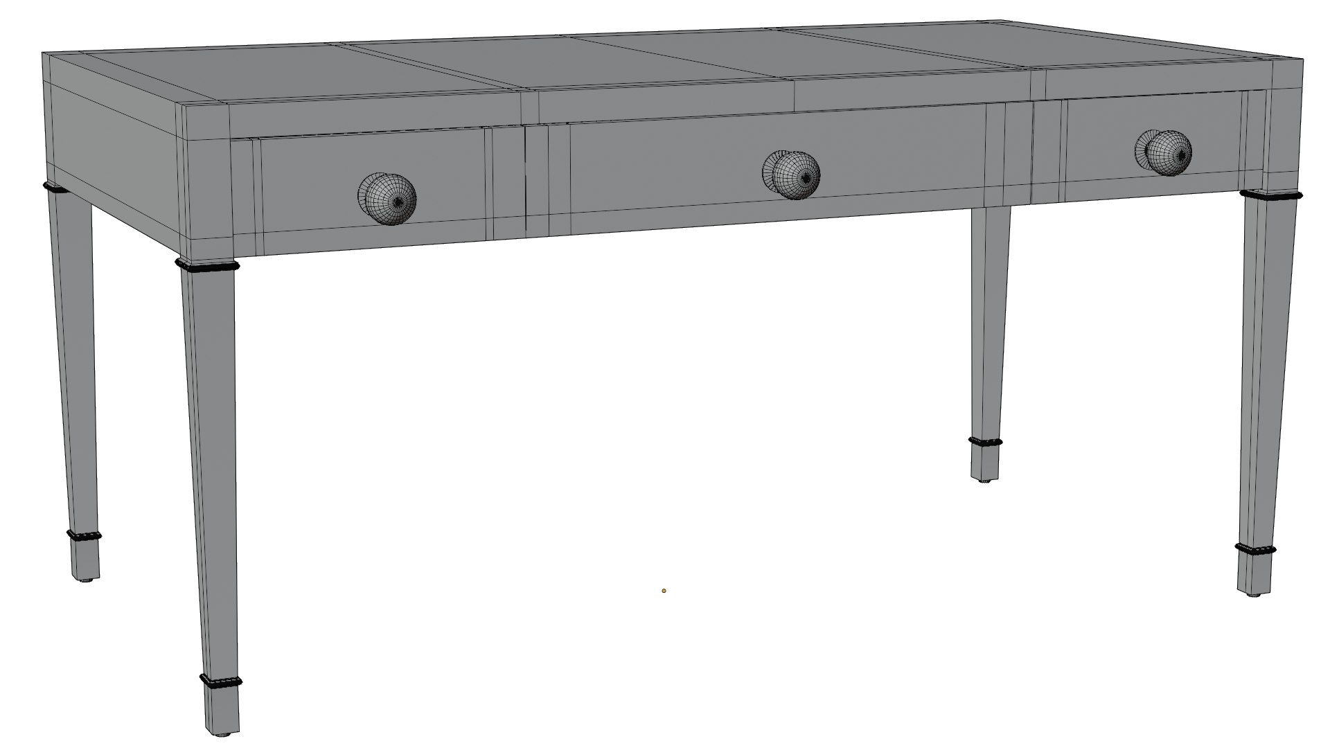 Coltrane 48-03 Desk-6 3D Model Low-poly 3D model - TurboSquid 2126316