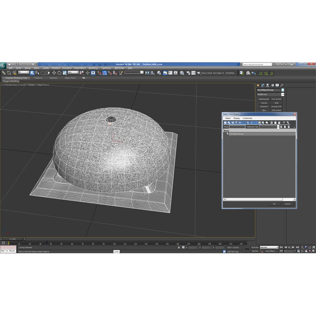 3ds max alarm bell