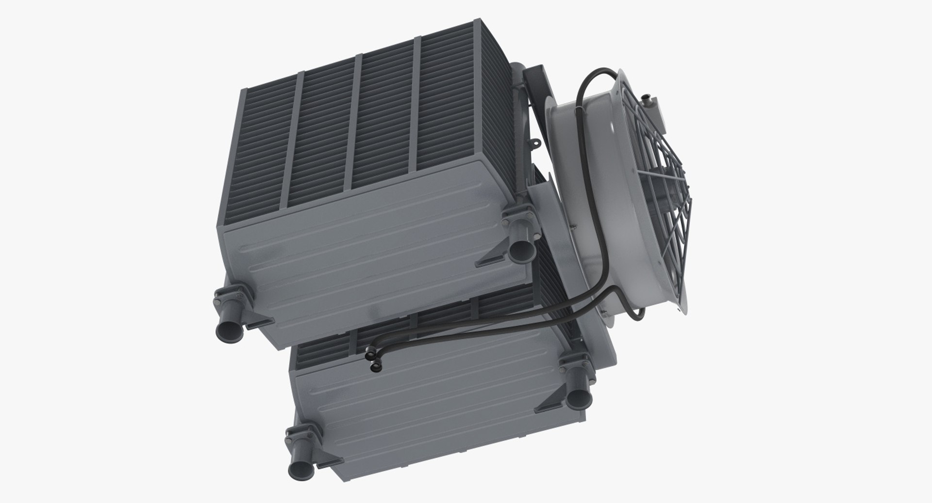 3D Industrial Radiator Fan - TurboSquid 1307303