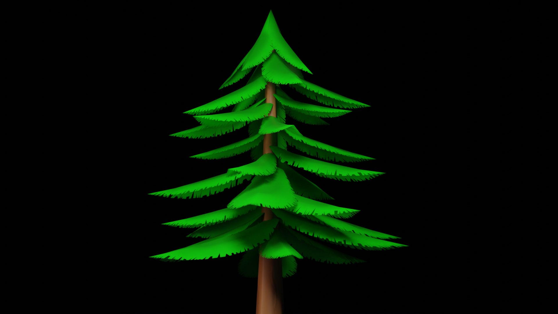 3D Stylized Pine Tree Model - TurboSquid 2221782