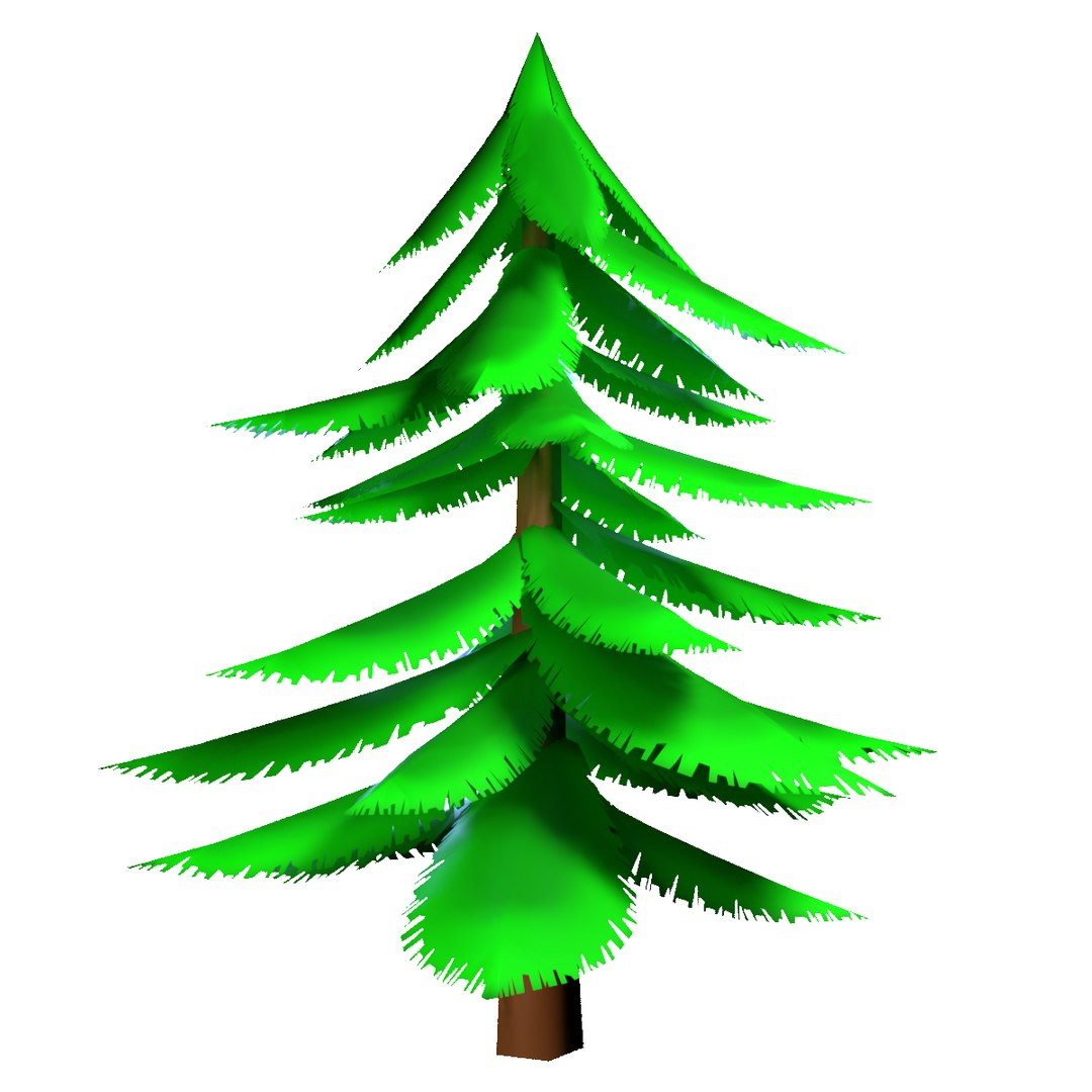 3D Stylized Pine Tree Model - TurboSquid 2221782
