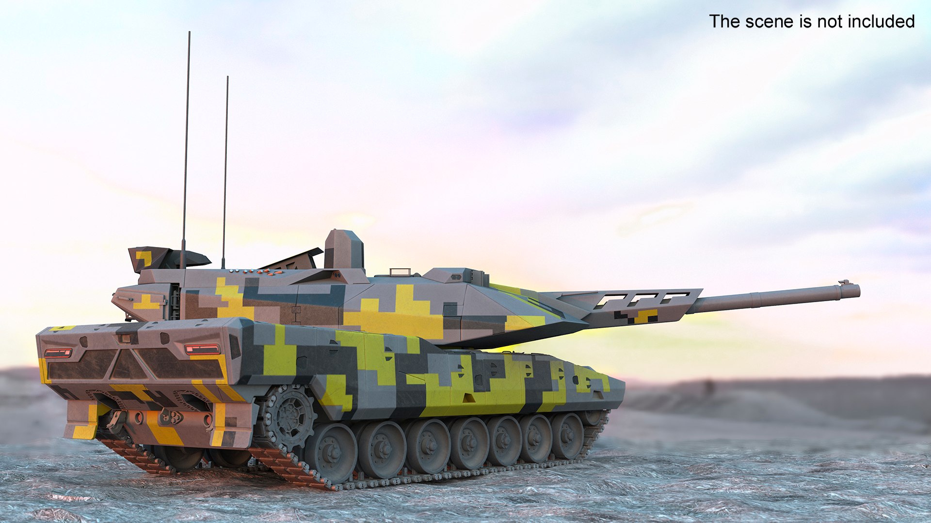 3D Next Gen German MBT Rigged Model - TurboSquid 2198715