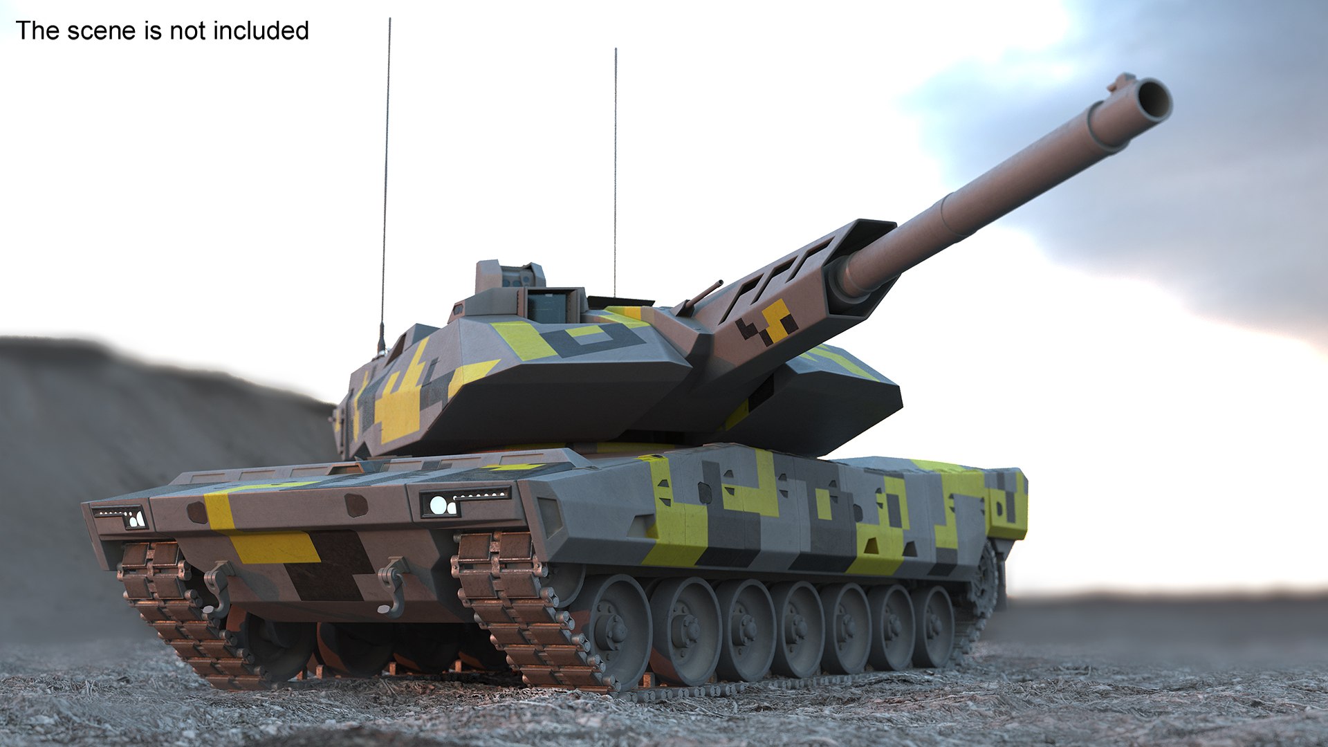 3D Next Gen German MBT Rigged Model - TurboSquid 2198715