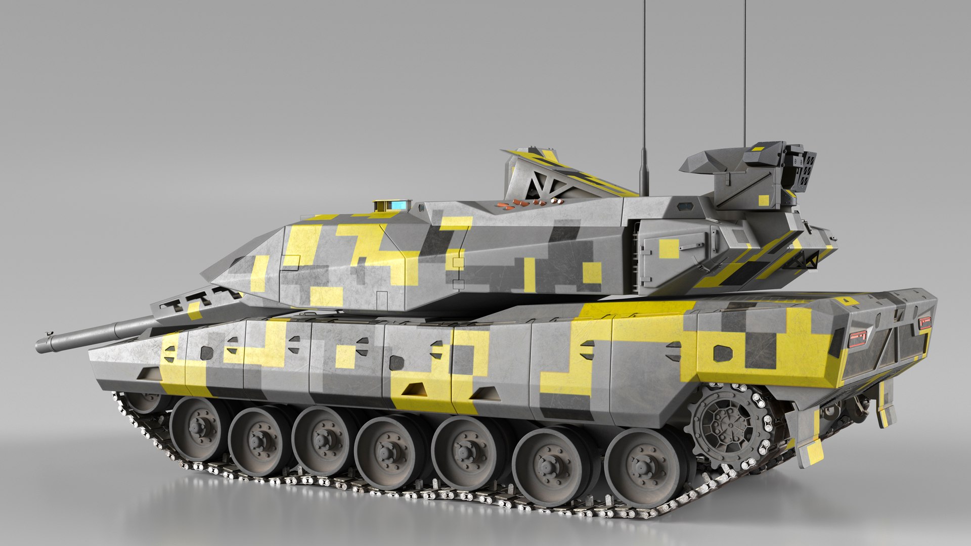 3D Next Gen German MBT Rigged Model - TurboSquid 2198715
