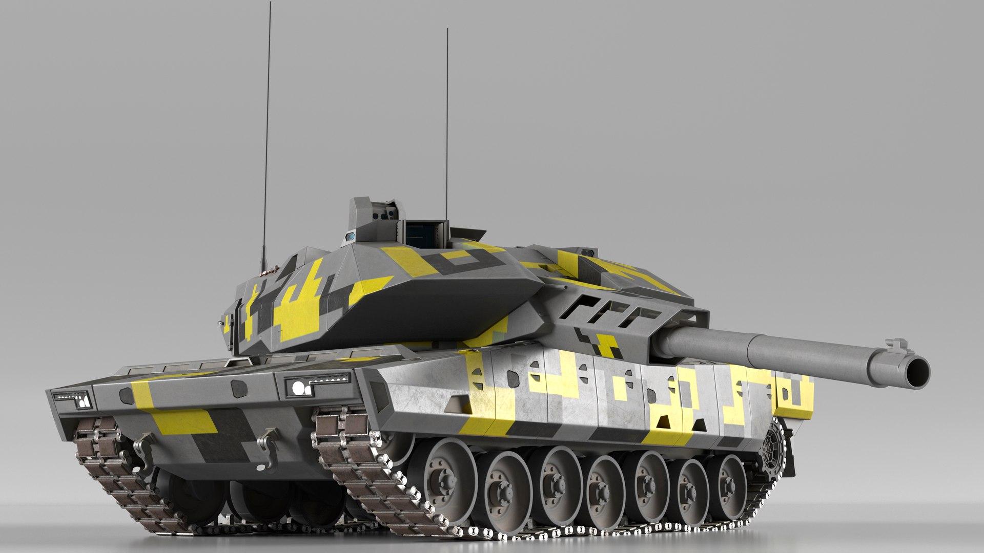 3D Next Gen German MBT Rigged Model - TurboSquid 2198715