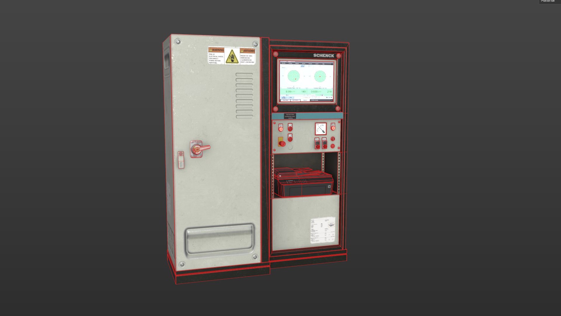 3D Control Panel Model - TurboSquid 2139634
