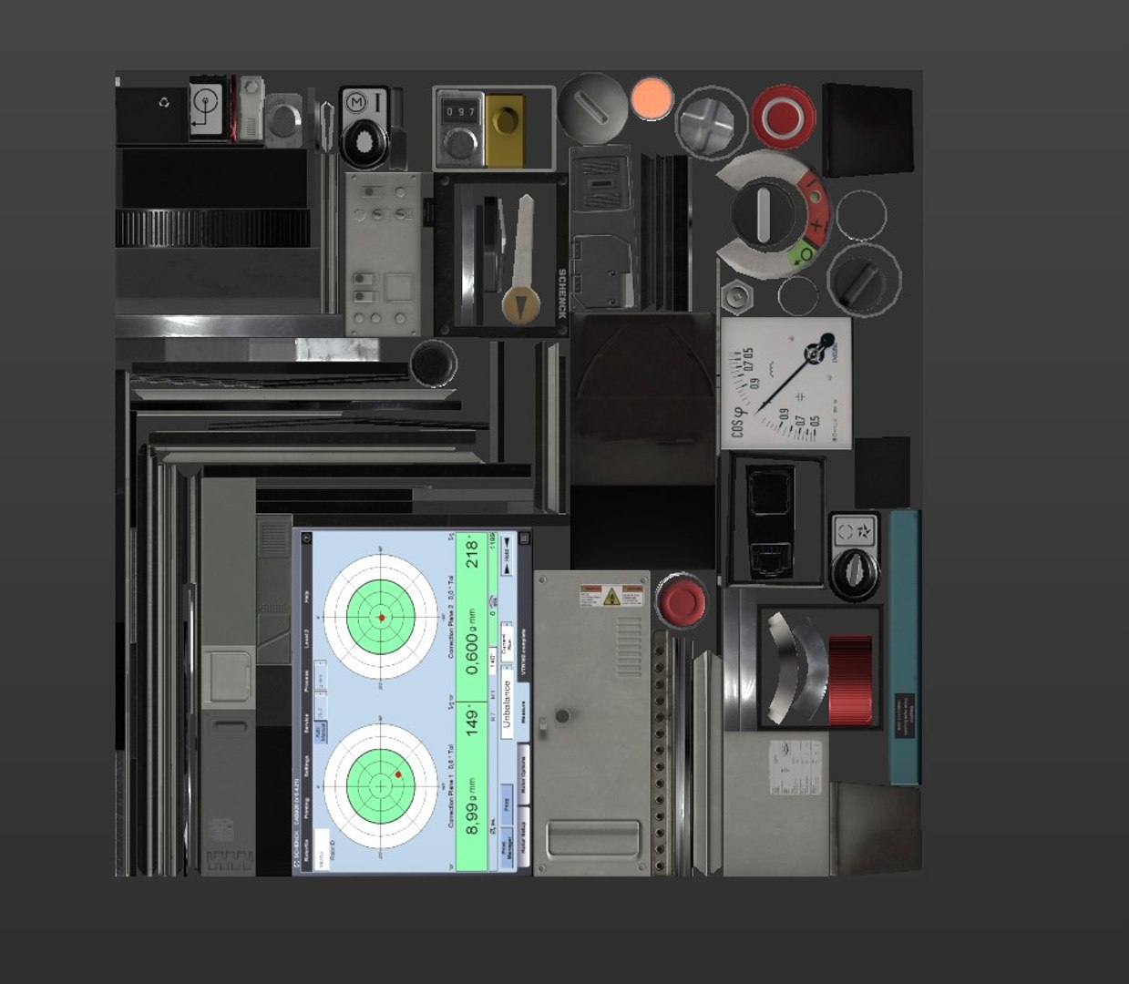 3D Control Panel Model - TurboSquid 2139634