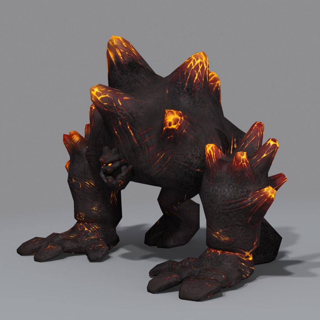 3d Model Magma Rpg