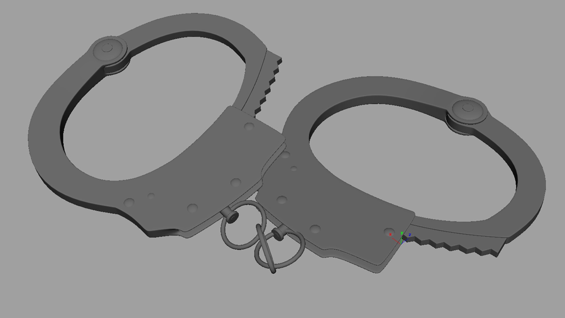 Hand Cuffs Handcuff 3d Obj