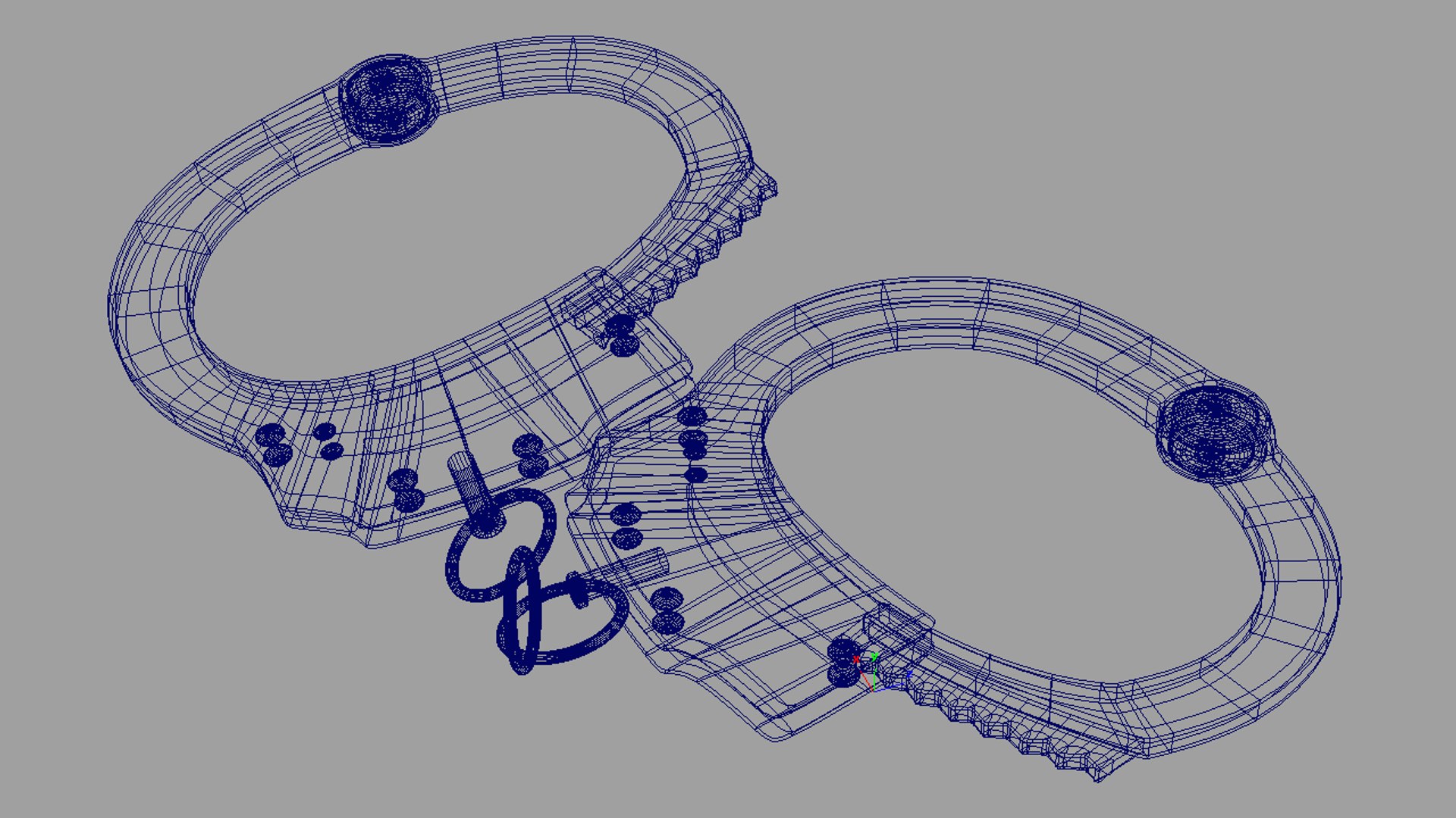 Hand Cuffs Handcuff 3d Obj