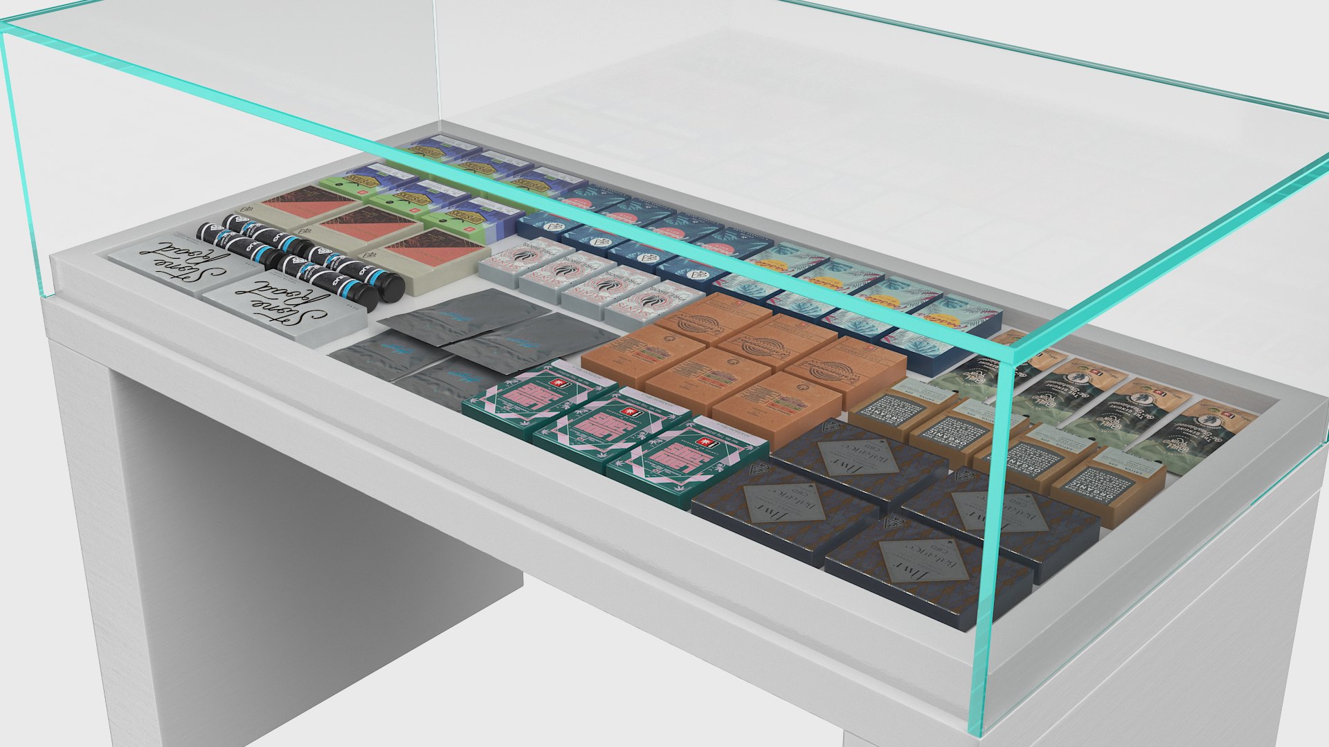Cannabis Preroll Joints Display 3D Model - TurboSquid 1531859