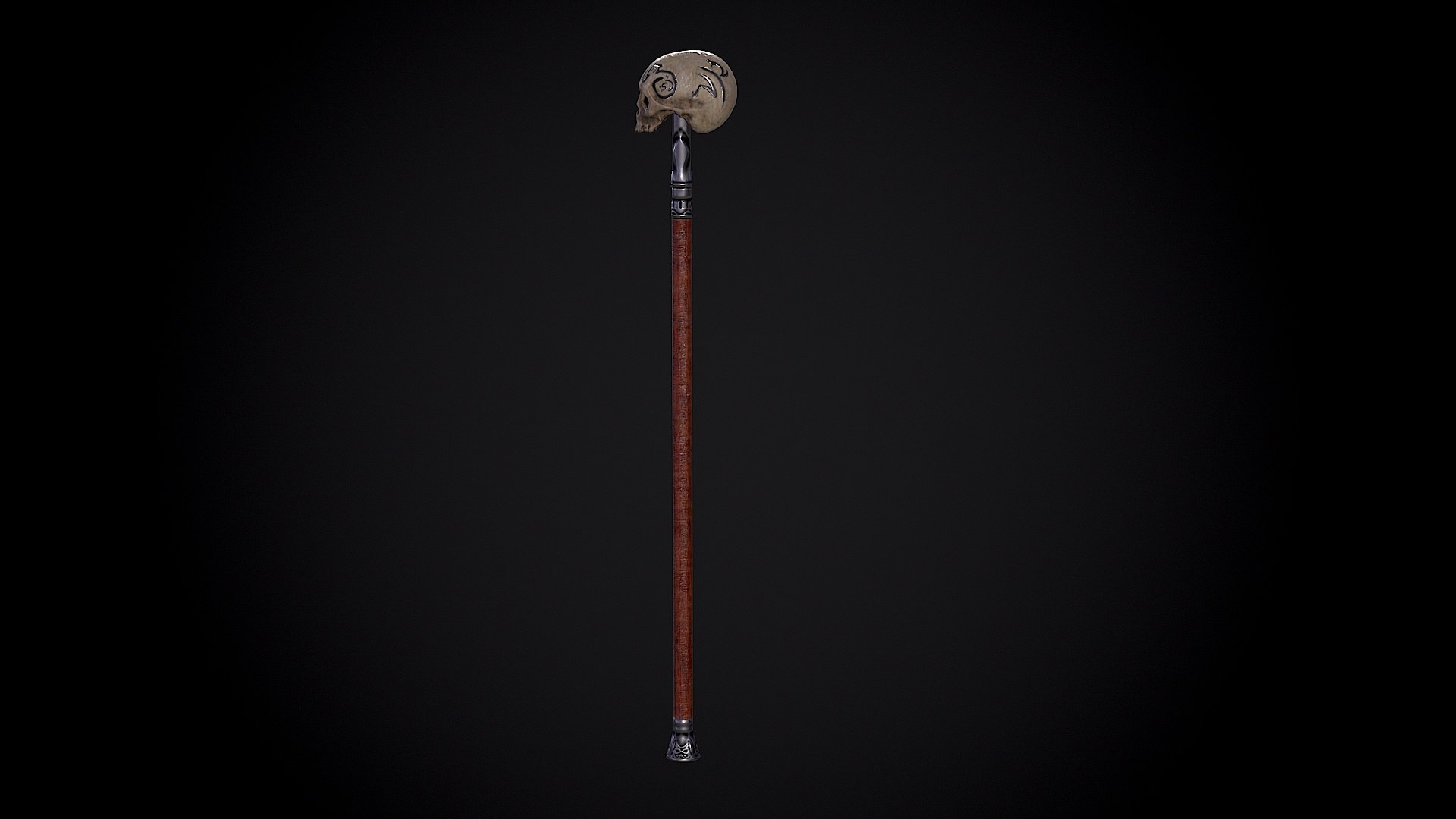 Cane With A Skull 3D - TurboSquid 2112525