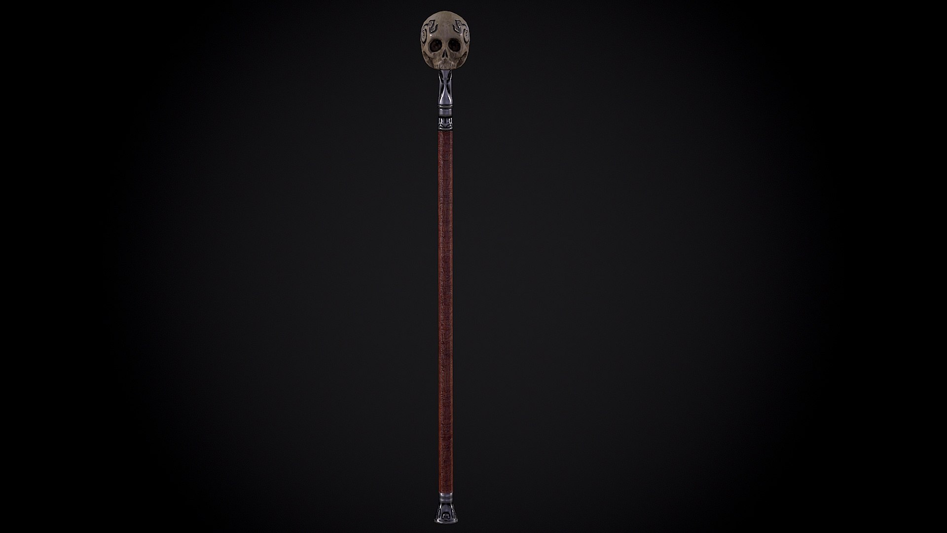 Cane With A Skull 3D - TurboSquid 2112525
