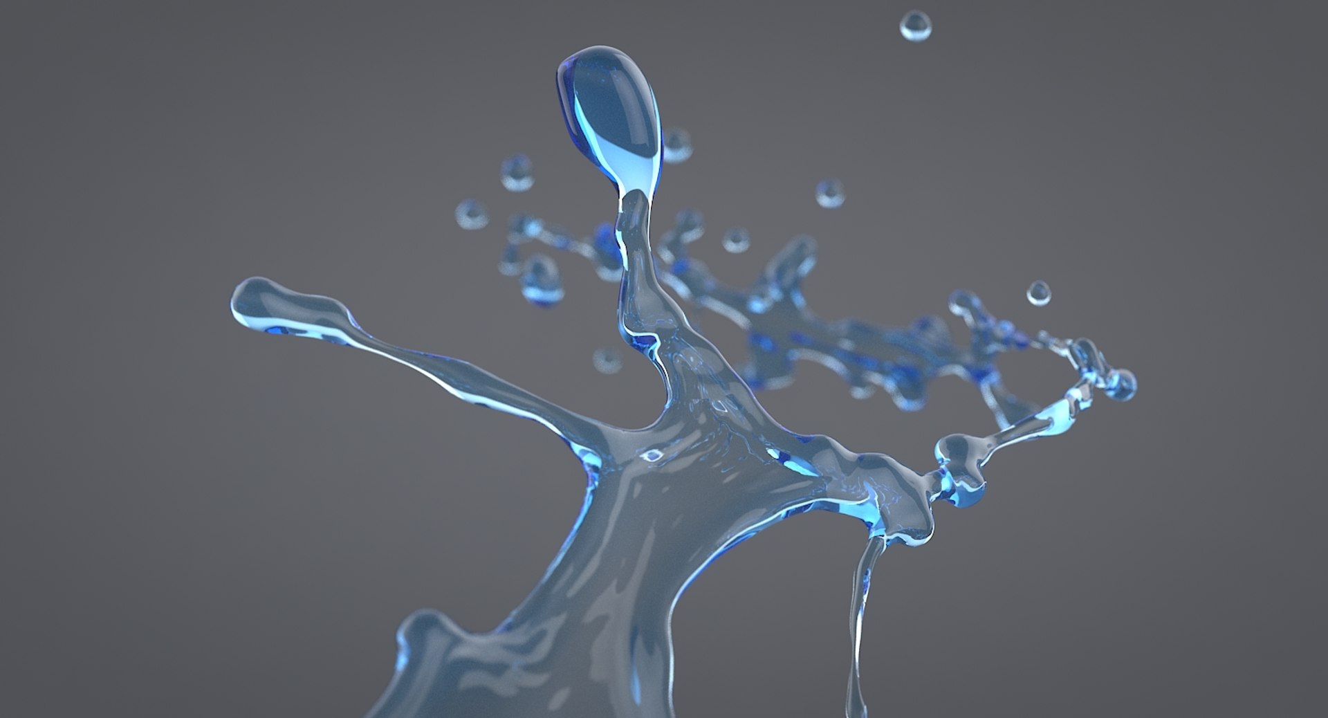 3D Abstract Splashes - TurboSquid 1411372