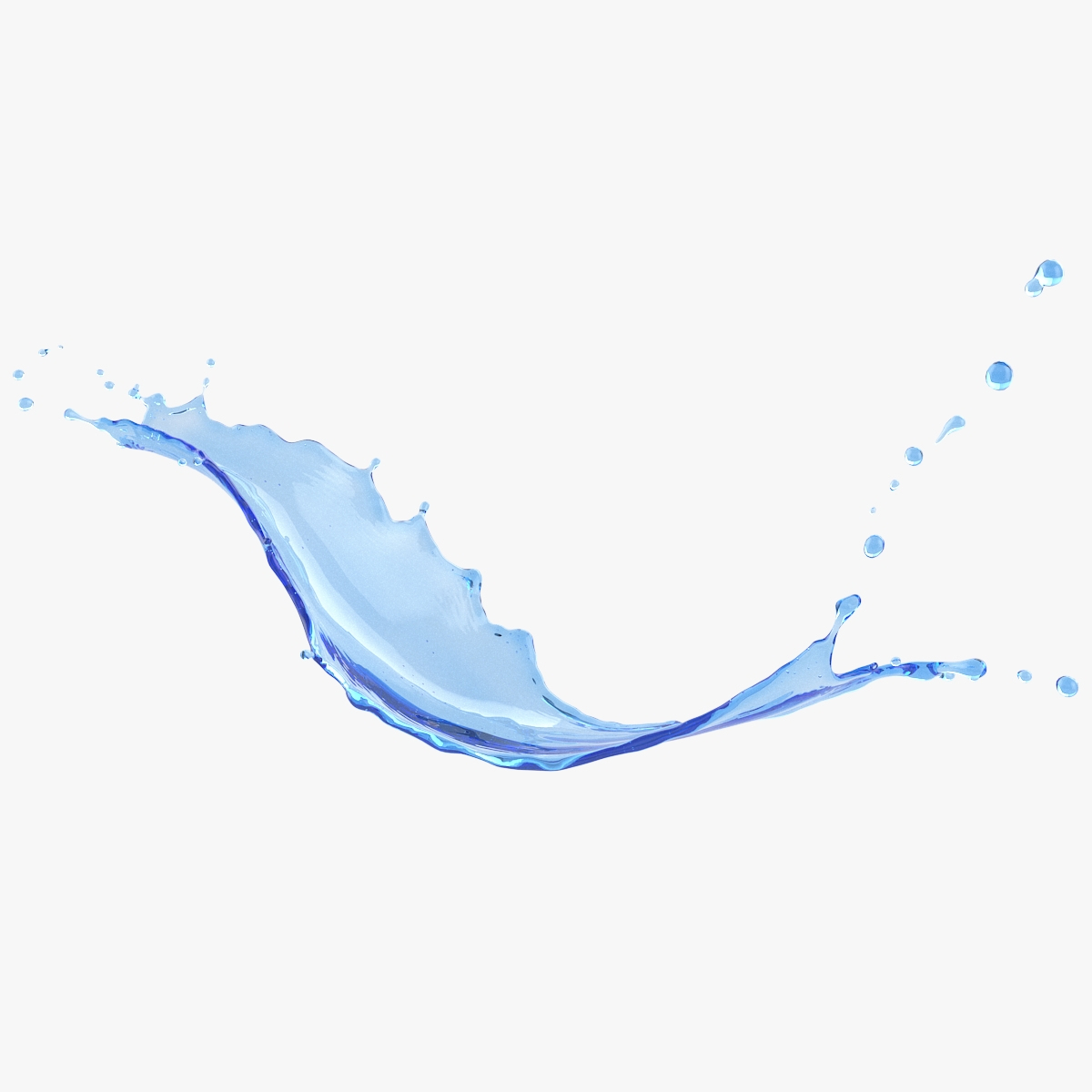 3D abstract splashes - TurboSquid 1411372