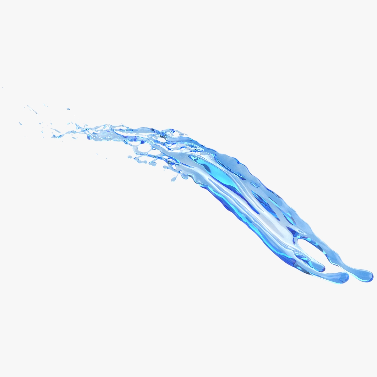 3D abstract splashes - TurboSquid 1411372
