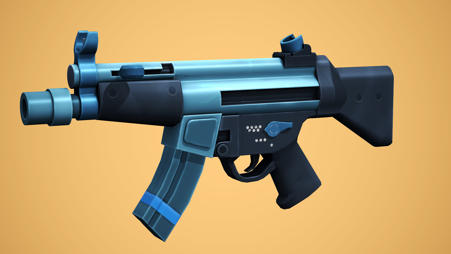 Stylized Mp5A2 Low Poly 3D - TurboSquid 1950129