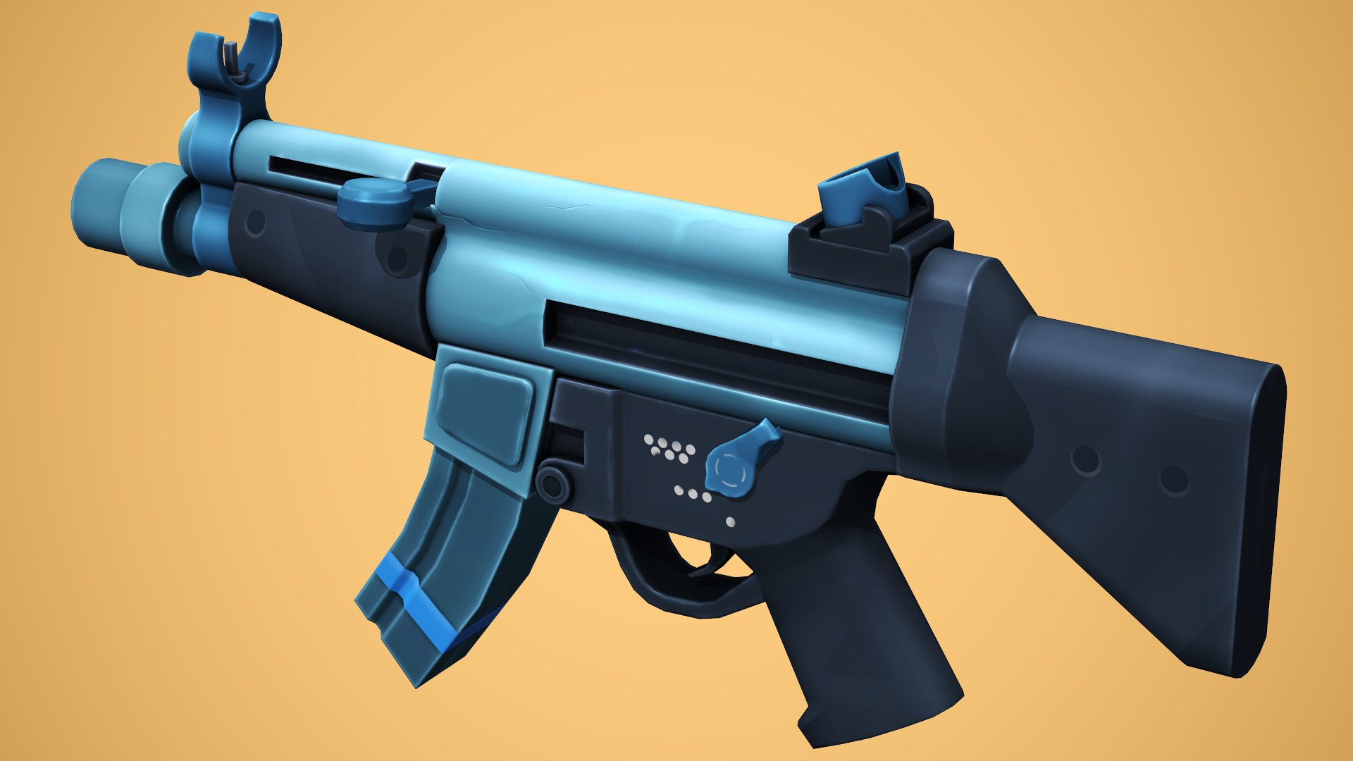 Stylized Mp5A2 Low Poly 3D - TurboSquid 1950129