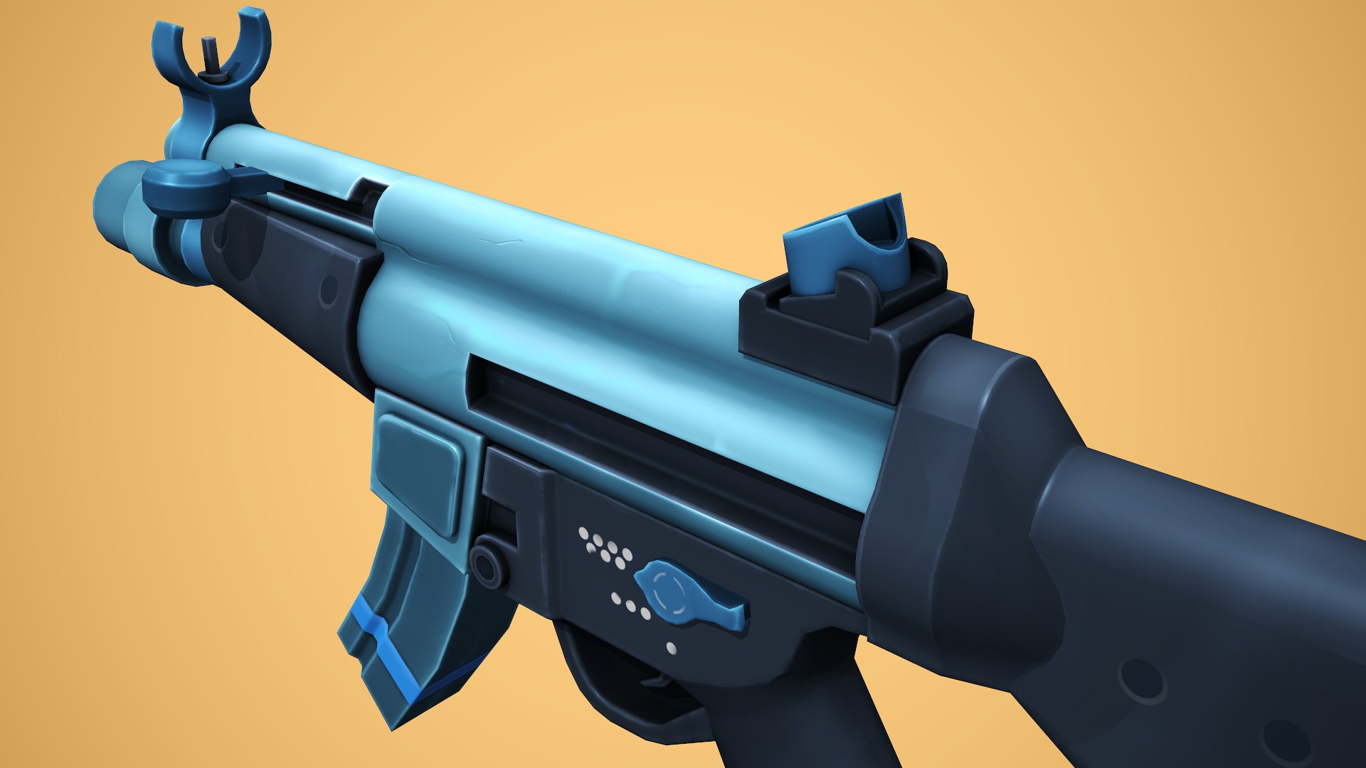 Stylized Mp5A2 Low Poly 3D - TurboSquid 1950129