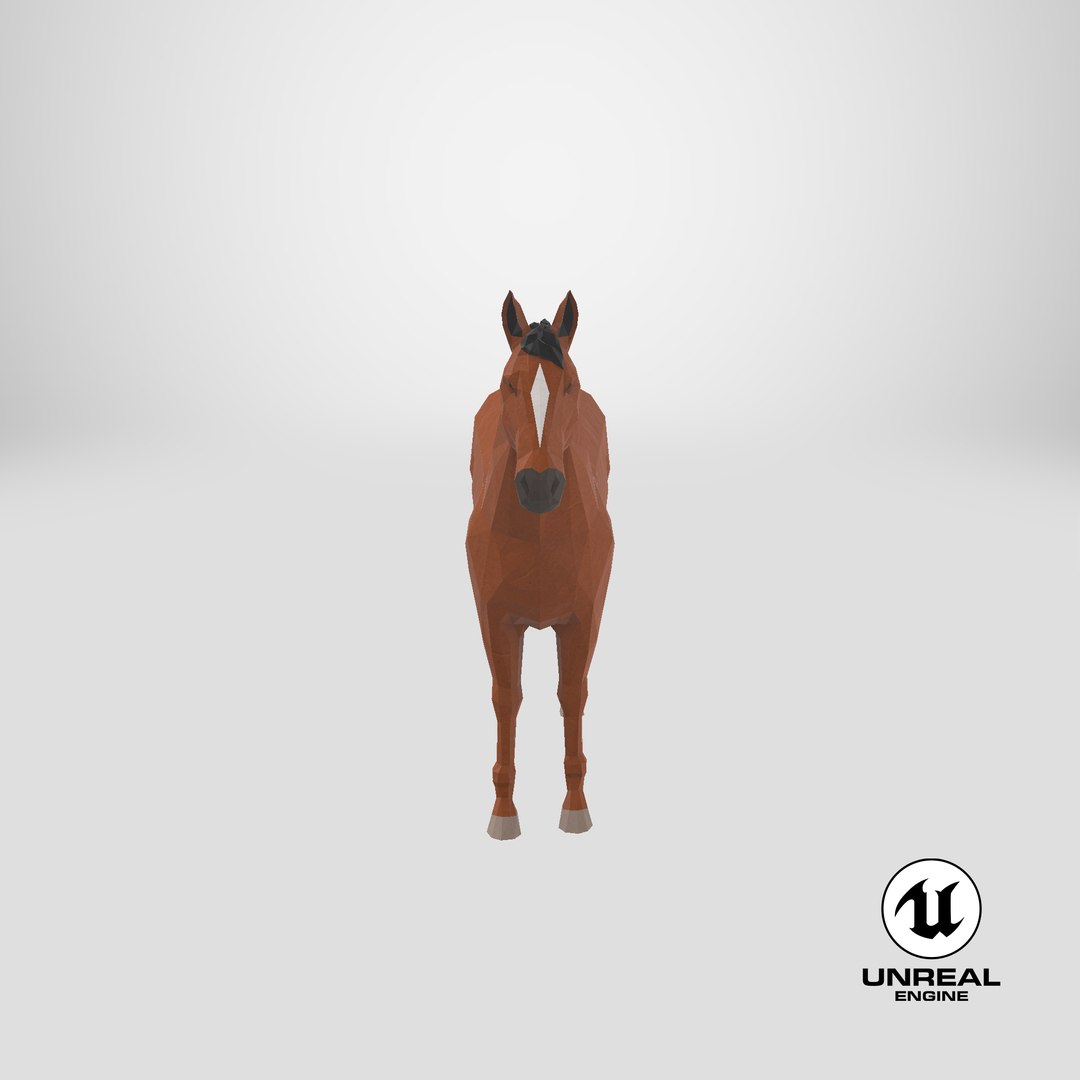 Horse---standing 3D model - TurboSquid 1192995