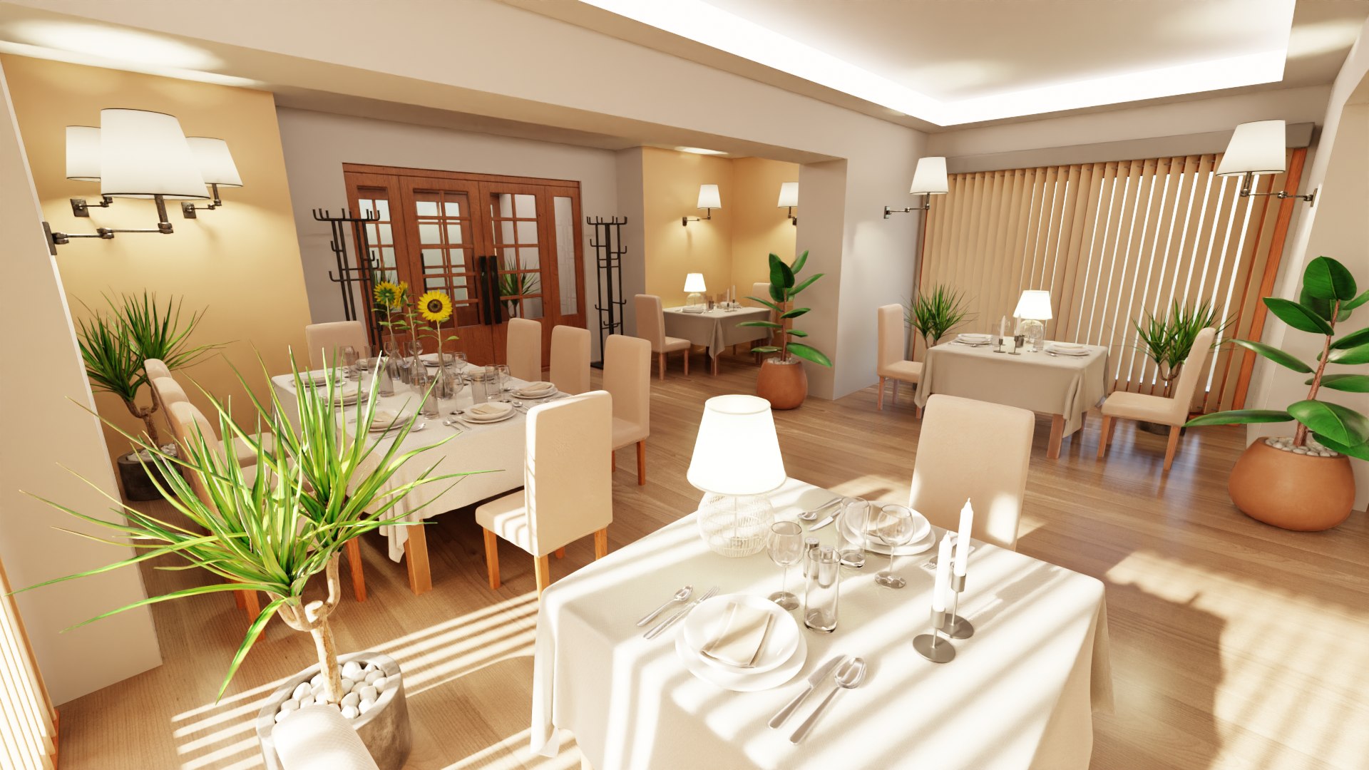 3D Model Restaurant 1 - TurboSquid 1963744
