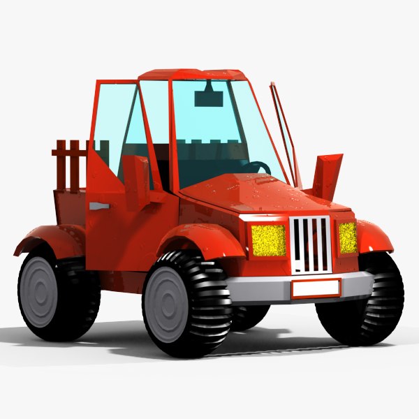 3d model car toon cartoon