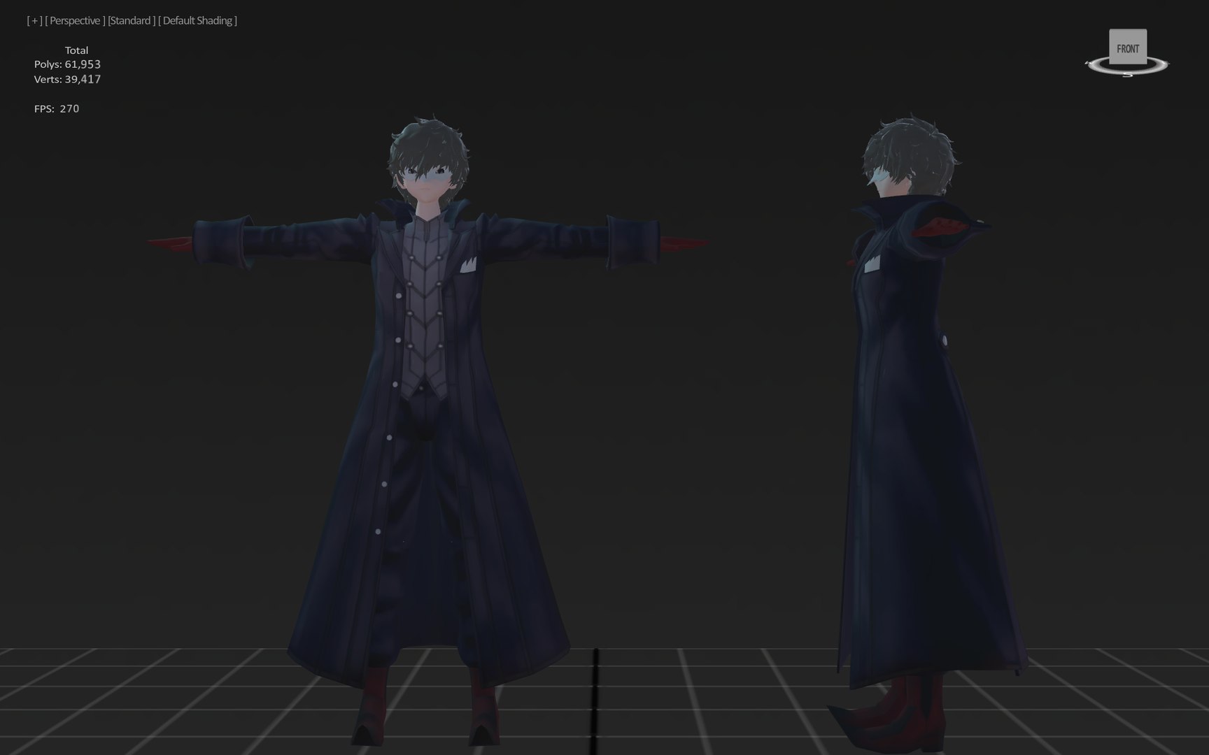 3D 3DsMax Biped Model Persona5 Joker Battle Model - TurboSquid 2276058