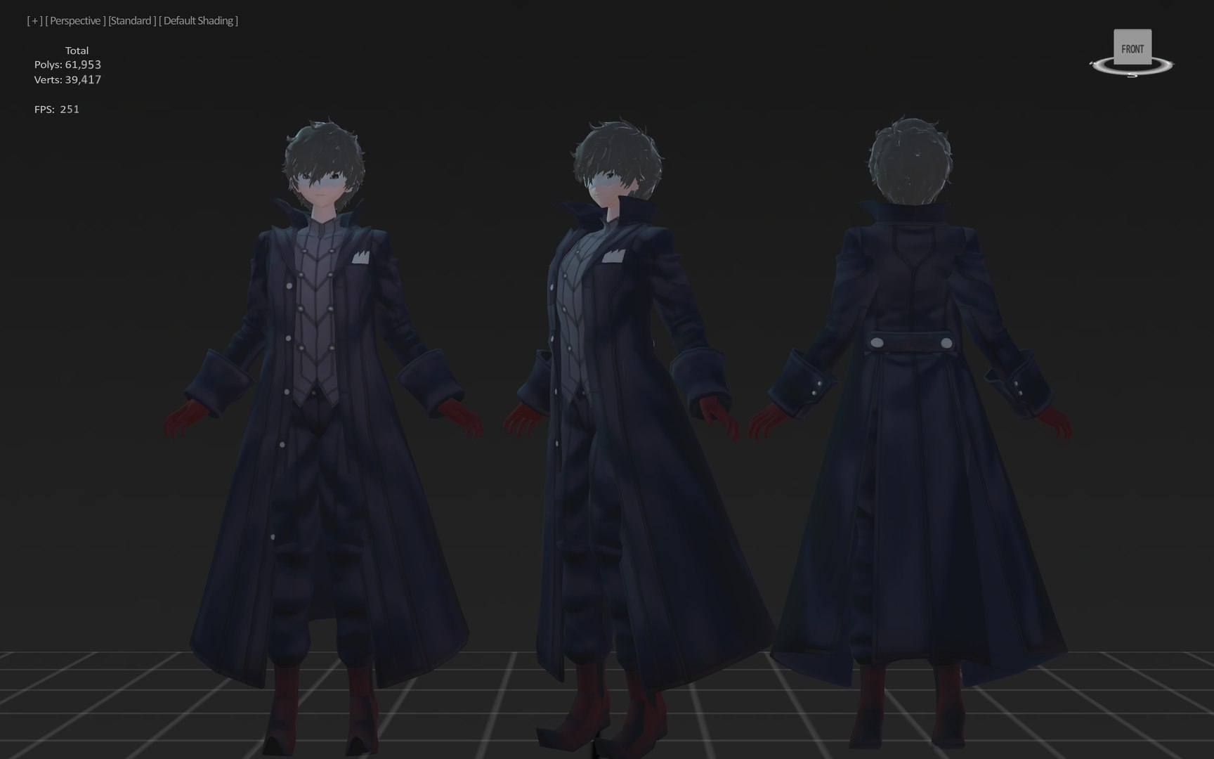 3D 3DsMax Biped Model Persona5 Joker Battle Model - TurboSquid 2276058