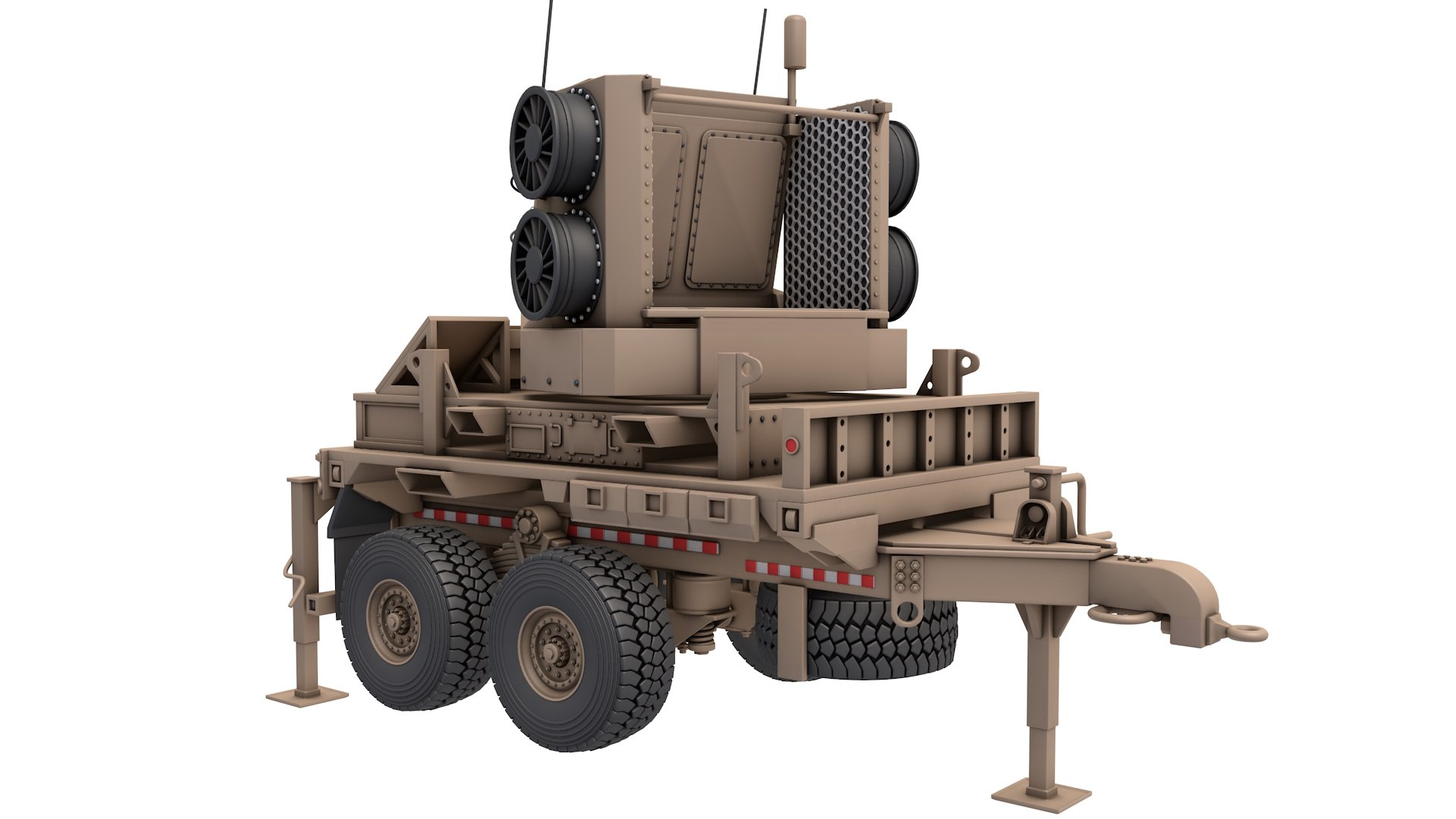 Sentinel A4 Air Defense Radar 3D Model - TurboSquid 2427792