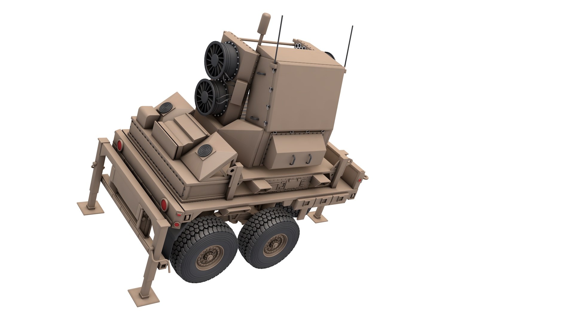 Sentinel A4 Air Defense Radar 3D Model - TurboSquid 2427792