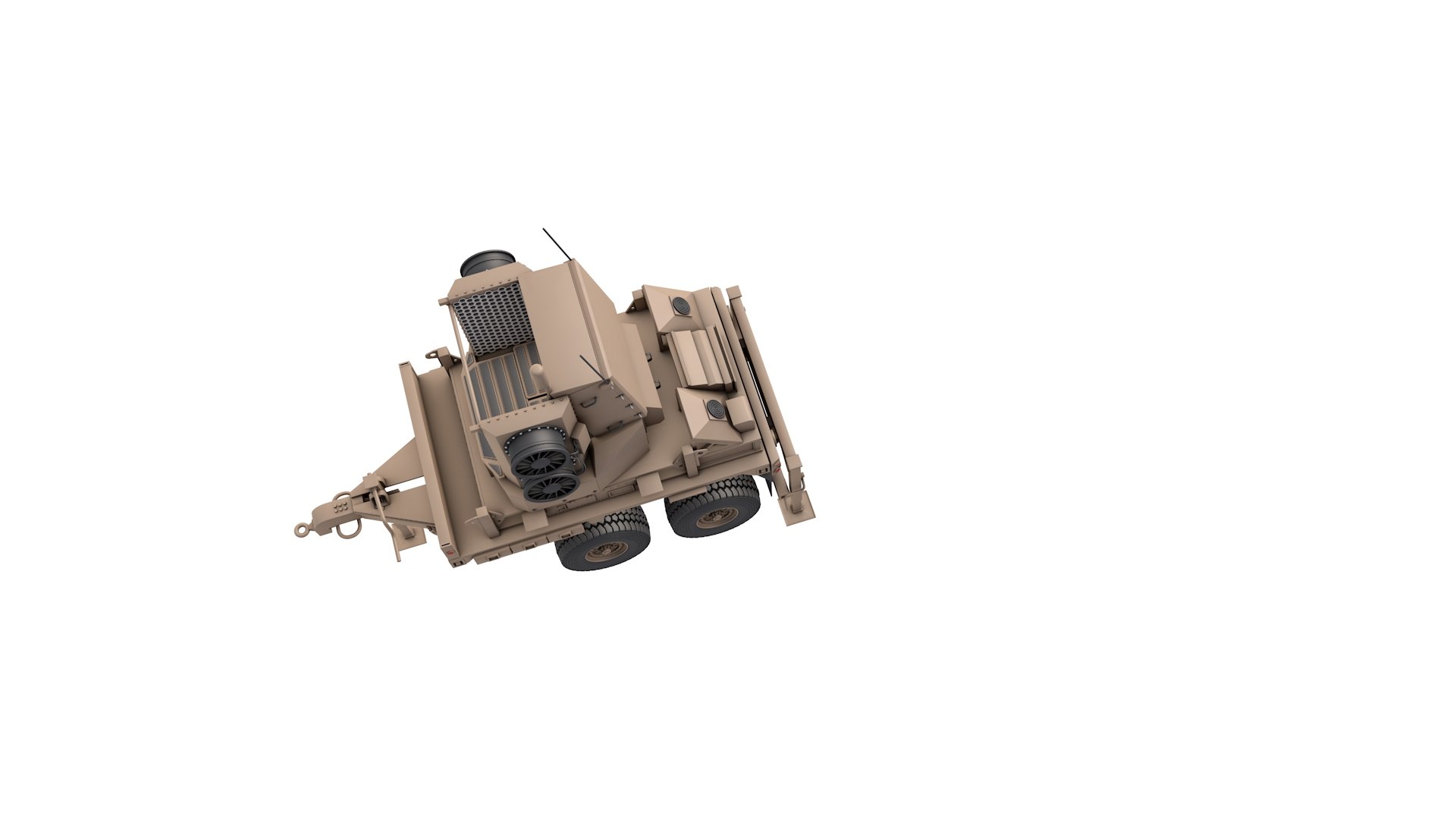 Sentinel A4 Air Defense Radar 3D Model - TurboSquid 2427792