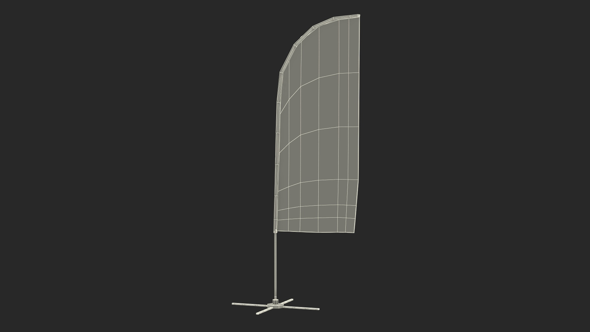 Feather Flag Banner With Stand 3D Model - TurboSquid 2235908