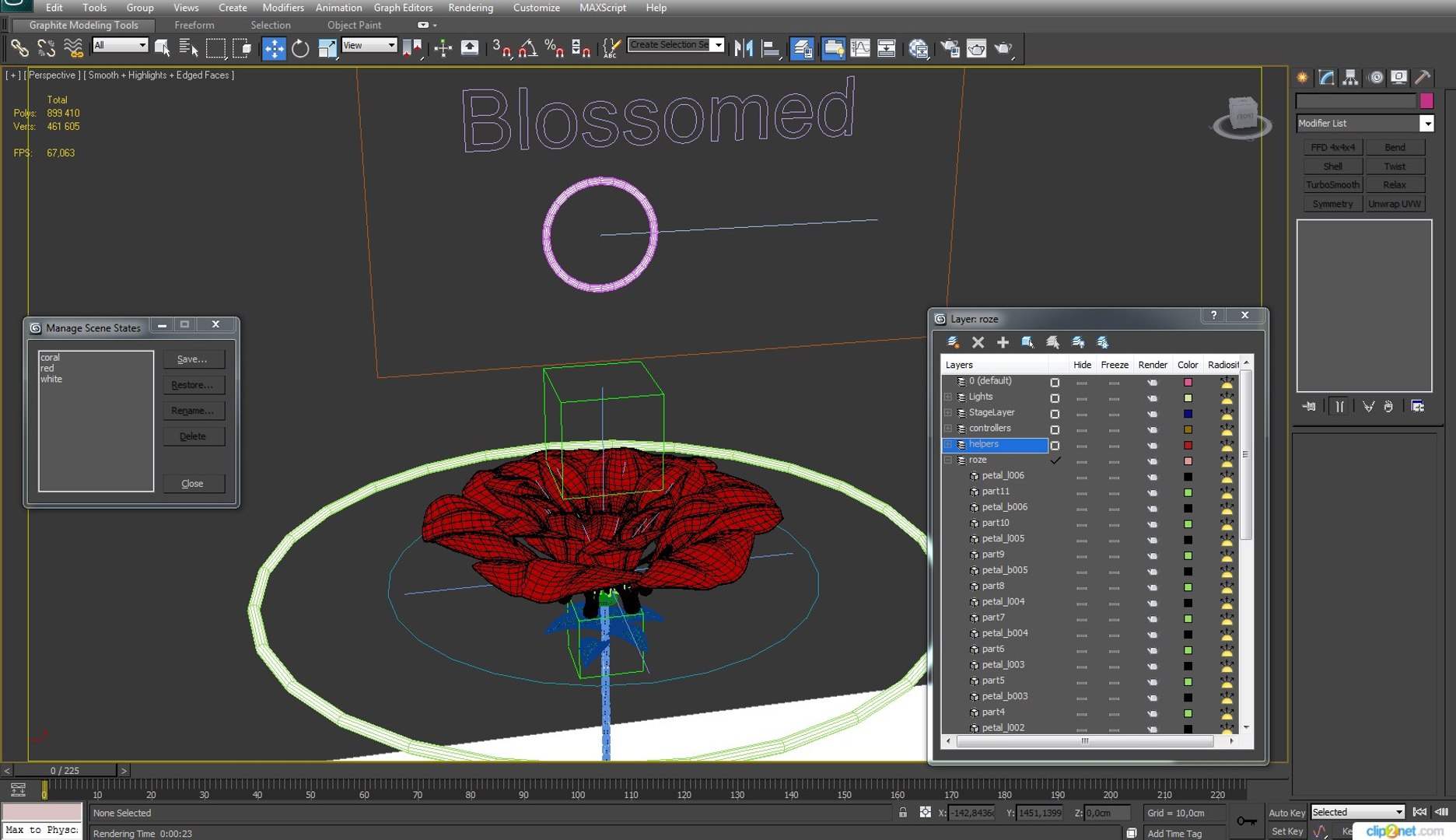 3D Mechanical Rose Model - TurboSquid 1596117