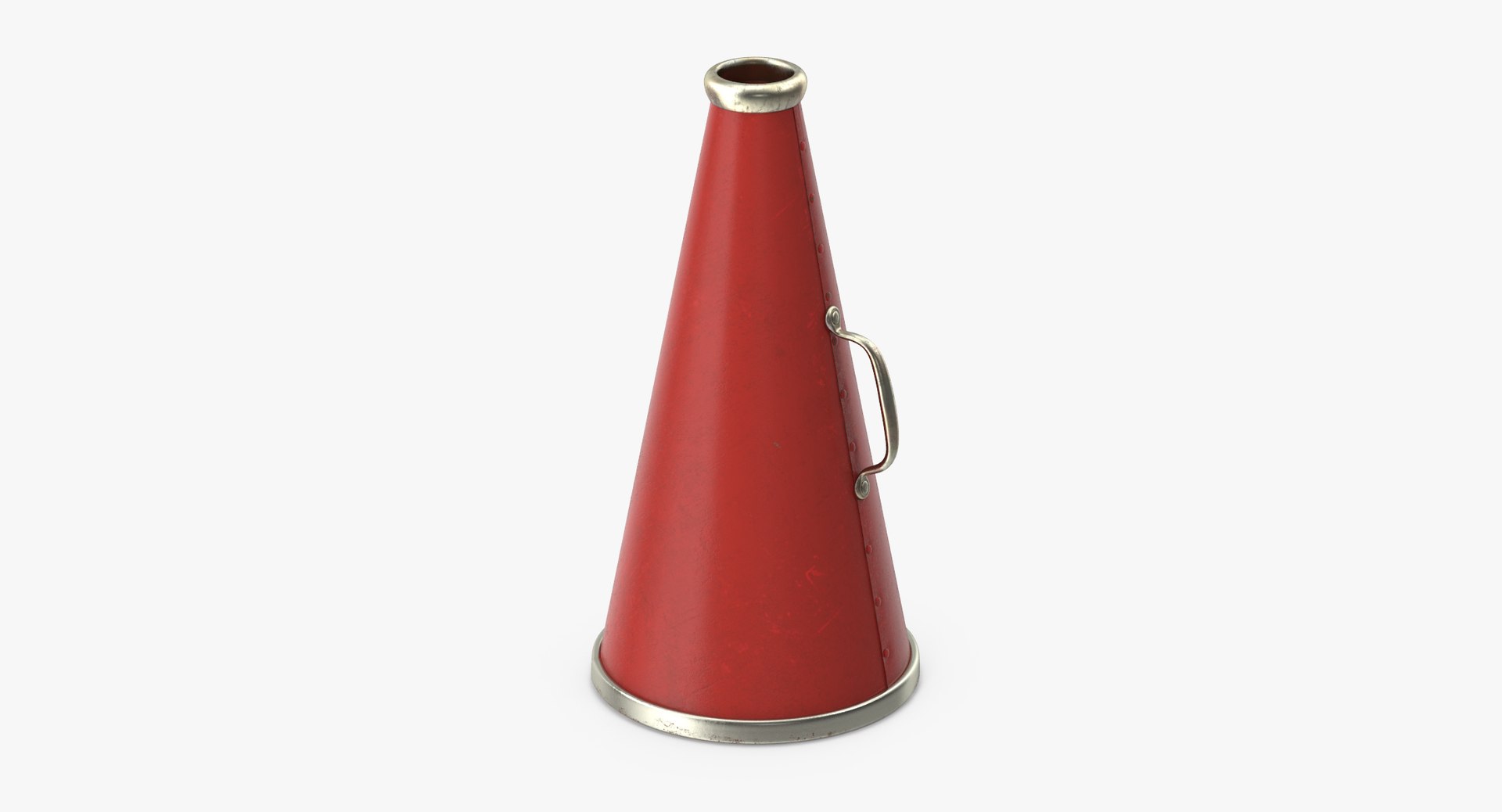 3D Red Megaphones - TurboSquid 1454909