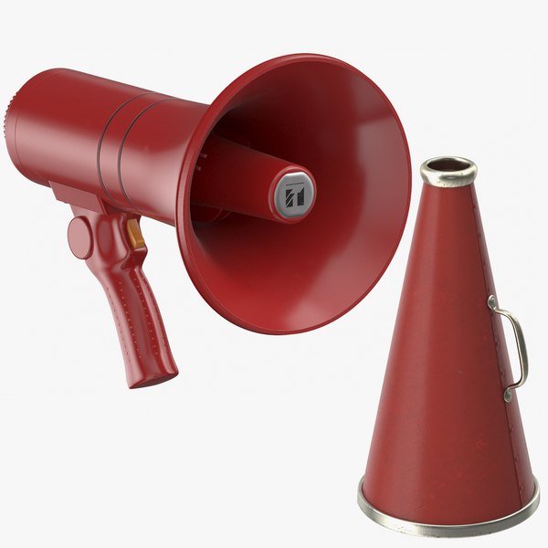 Megaphone (Acoustic) 3D Models for Download | TurboSquid