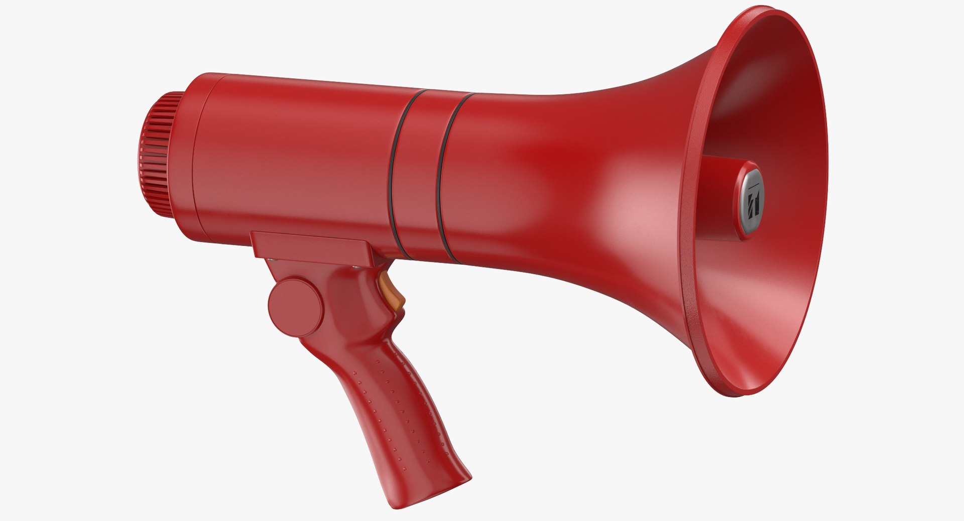 3D Red Megaphones - TurboSquid 1454909