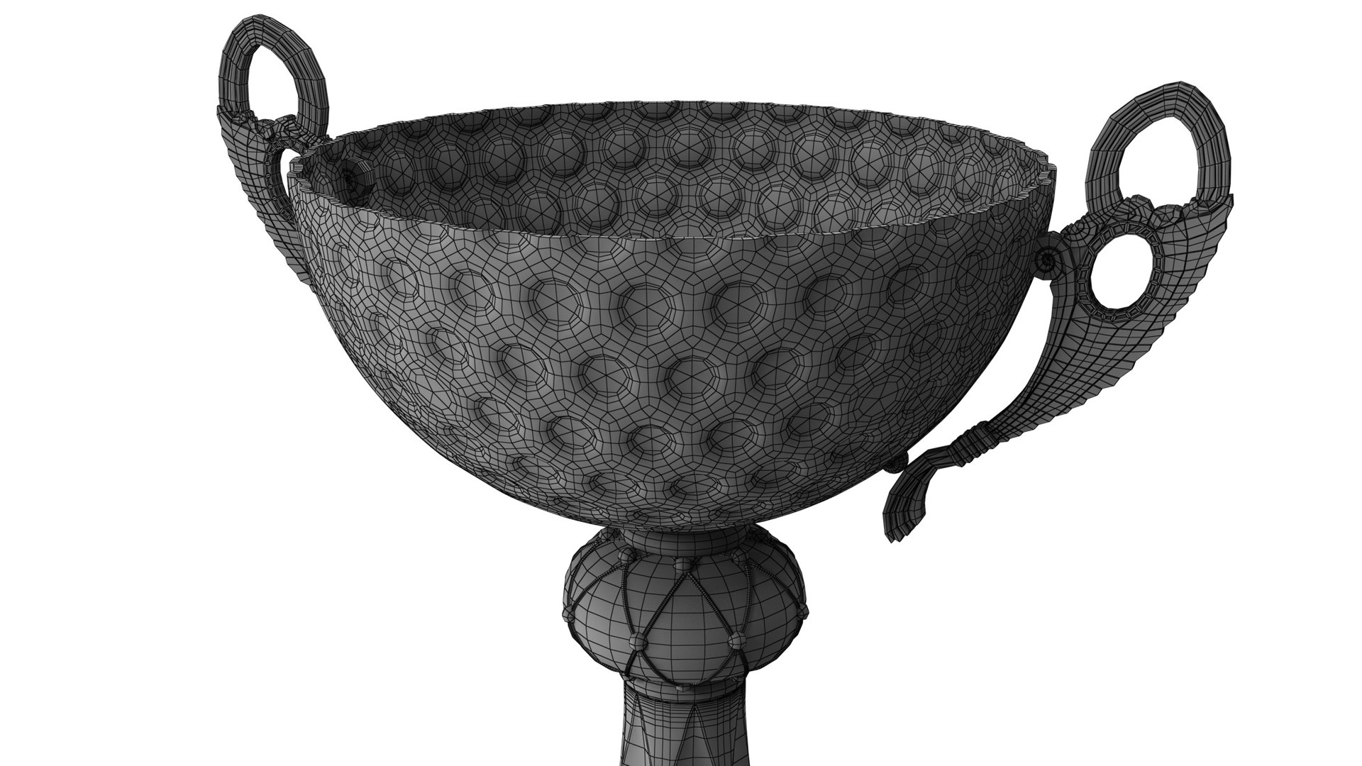 Golf ball vase cup 3D model - TurboSquid 1786908