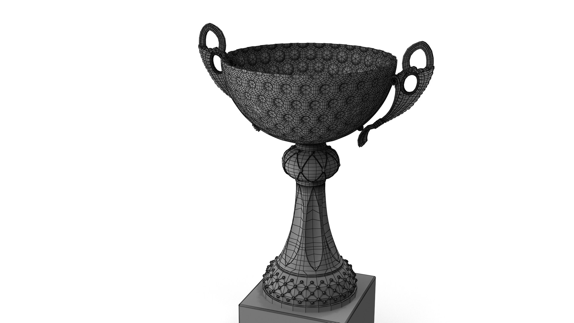 Golf ball vase cup 3D model - TurboSquid 1786908