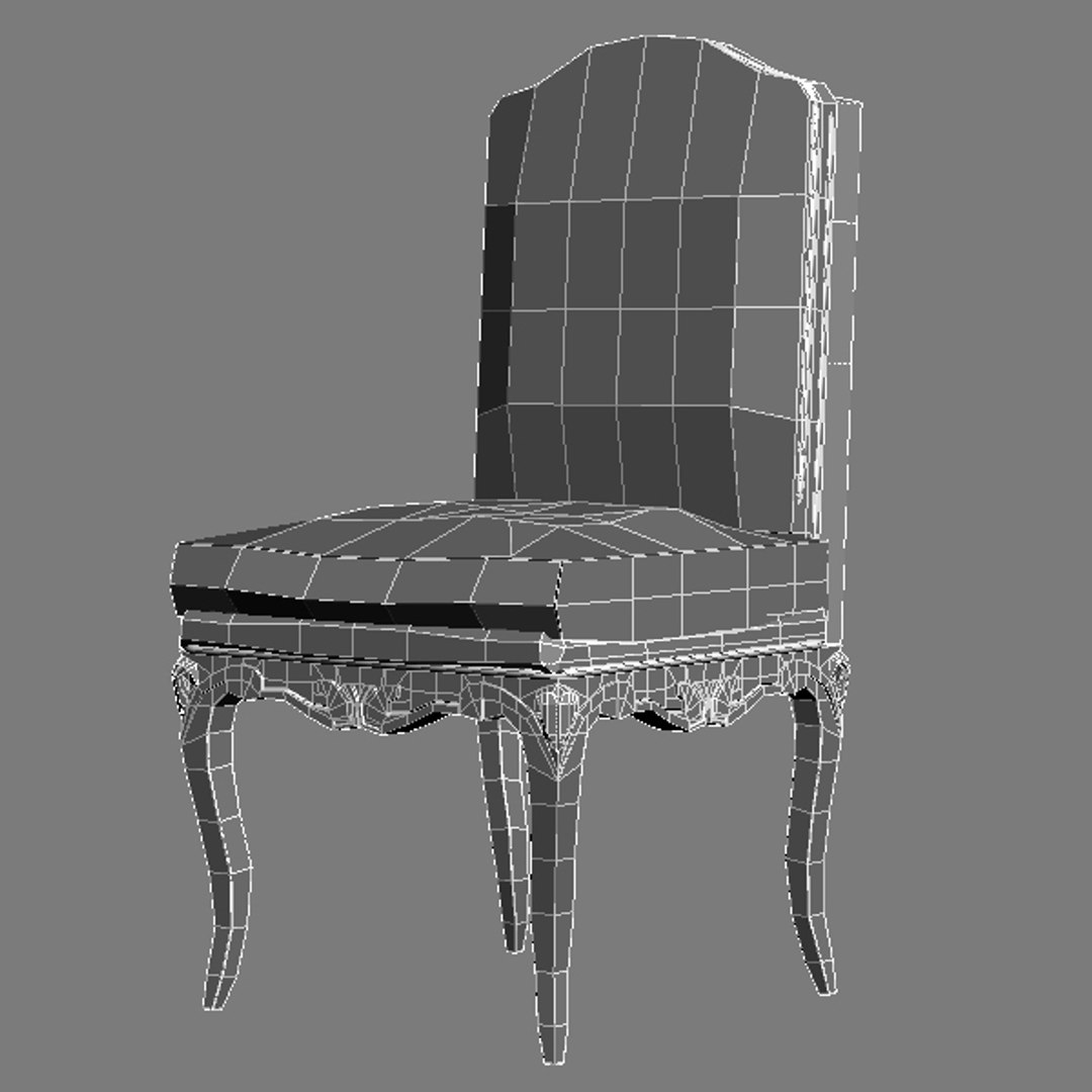 traditional chair 3d model
