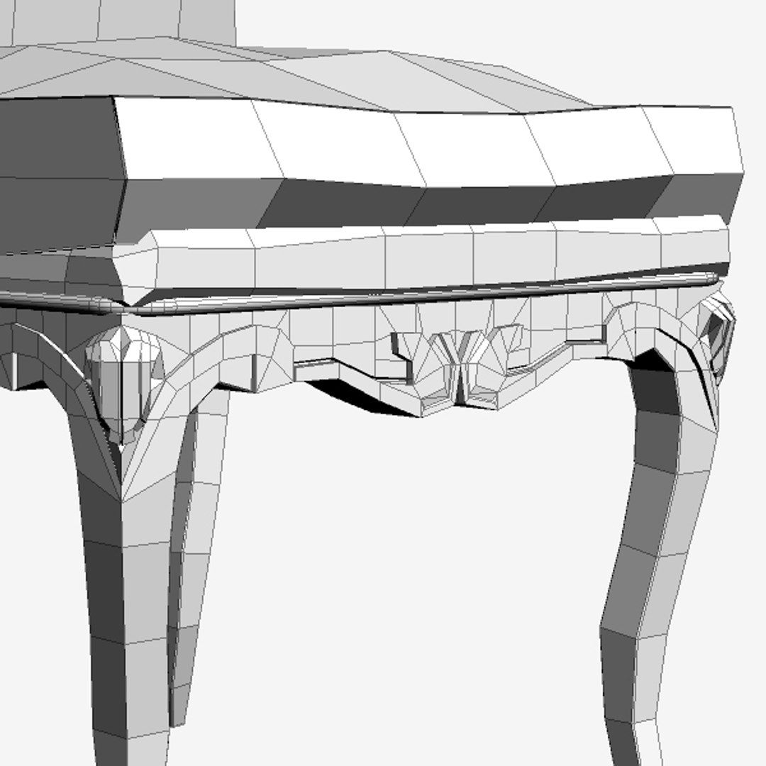 traditional chair 3d model