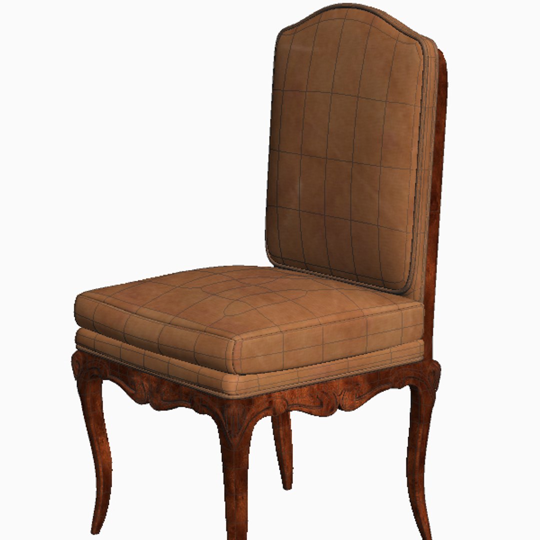 traditional chair 3d model