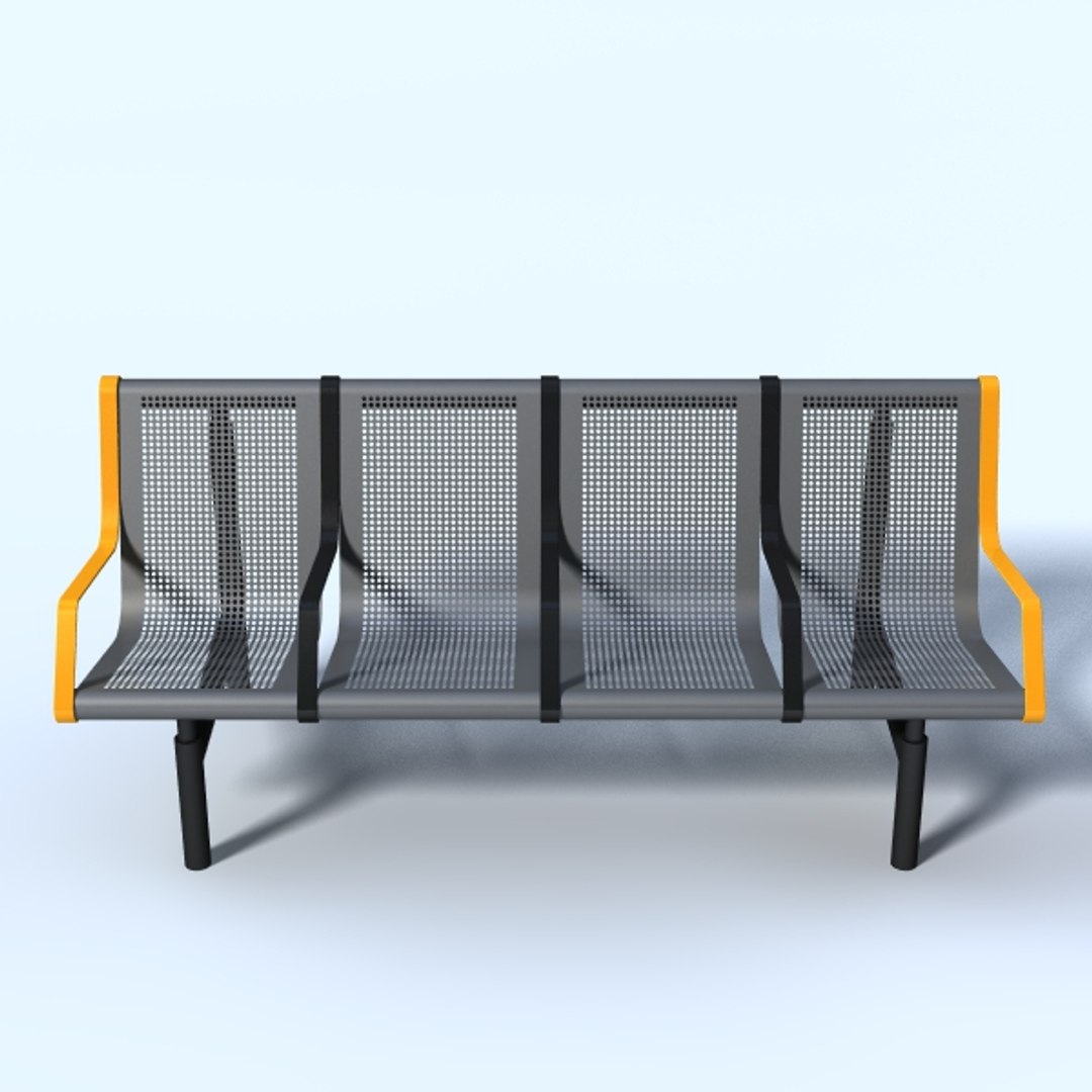 Bench 3d Obj
