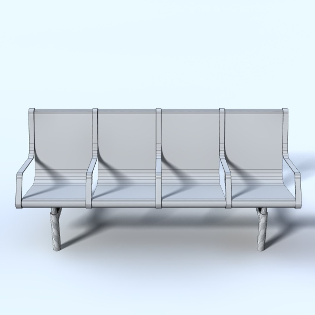 Bench 3d Obj