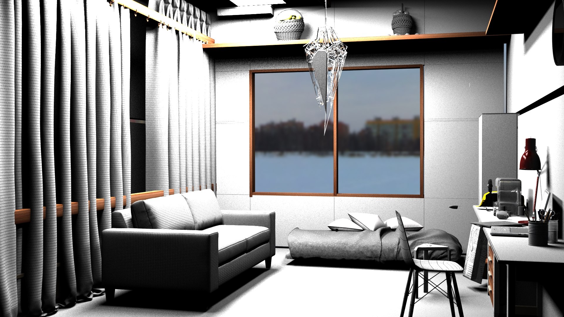 3D Room for architect - interior - TurboSquid 1776035