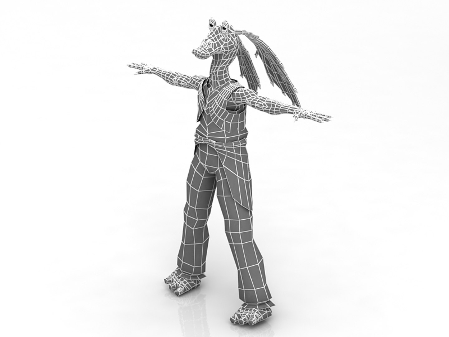 Star Wars Jar Binks 3D Model - TurboSquid 1616233