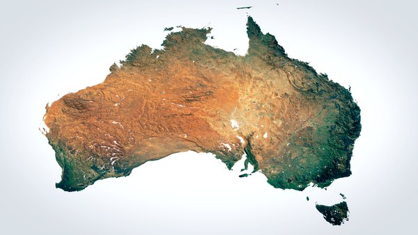 Australia continent world 22k 3D model - TurboSquid 1498454